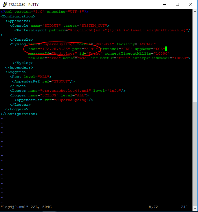 How To Configure Syslog Forwarding Of Formatted Audit Messages To An External Syslog Server